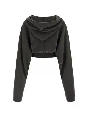 Rick Owens Tower Pull Hoodie - Grey