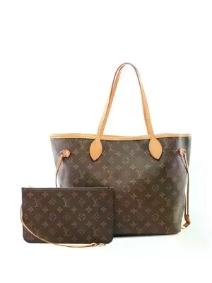 LOUIS VUITTON 2021-2026 Mon Monogram Neverfull Mm Tote Bag - Brown