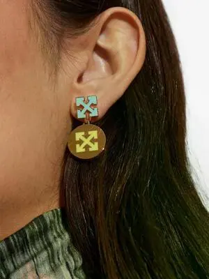 Off-White Arrows-pendant Drop Earrings
