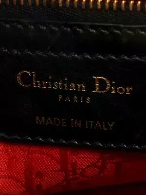 Dior 2000-2026 Large Lambskin Cannage Lady Satchel
