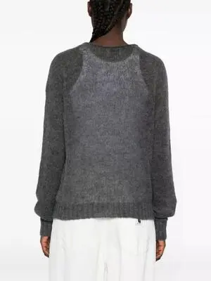 SCAGLIONE Boat-neck Raglan-sleeve Sweater