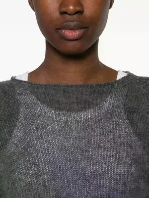 SCAGLIONE Boat-neck Raglan-sleeve Sweater