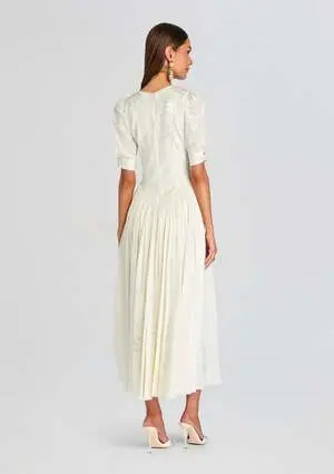 Hemant & Nandita Rasa Corset Midi Dress