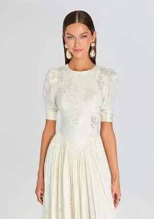 Hemant & Nandita Rasa Corset Midi Dress