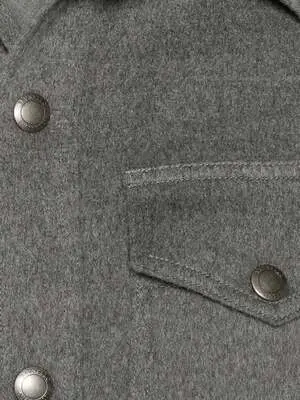 Brunello Cucinelli Outerwear Lightweight Virgin Wool Cloth Shirt