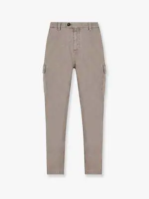 Brunello Cucinelli Dyed Cotton Trousers