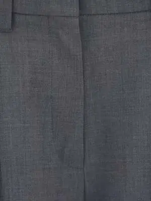 Brunello Cucinelli Stretch Virgin Wool Blend Trousers With Monili Detail