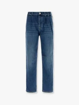 Brunello Cucinelli Iconic Fit Comfort Cotton Jeans