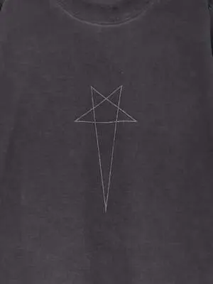 Rick Owens Hun Cotton Crewneck - Black