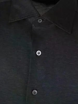 FRAY Piqué Long-sleeve Shirt