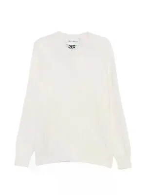 AMARANTO Ribbed-knit Sweater - Neutrals