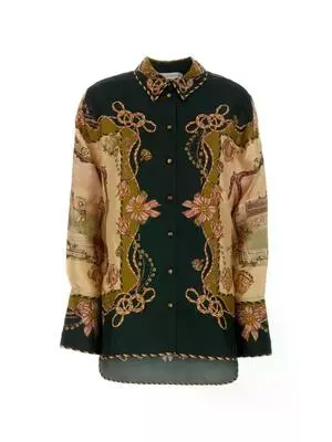 Zimmermann Valiant Twill Shirt - Green