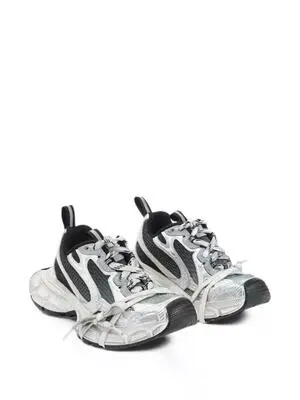 Balenciaga 3xl Gradient Sneakers In Black/grey/white