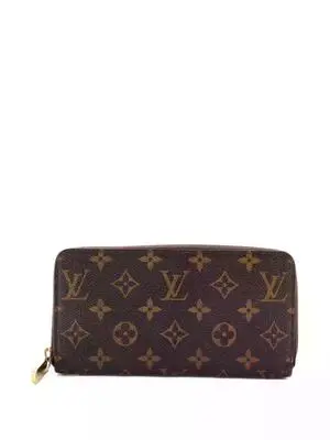 LOUIS VUITTON Zippy Wallet Monogram Canvas Small Wallets - Brown