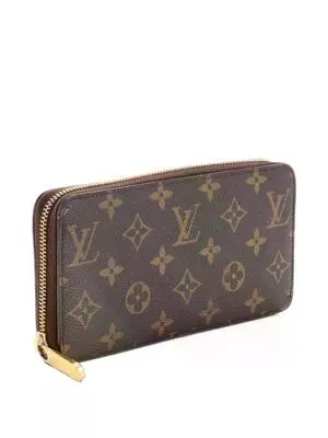 LOUIS VUITTON Zippy Wallet Monogram Canvas Small Wallets - Brown