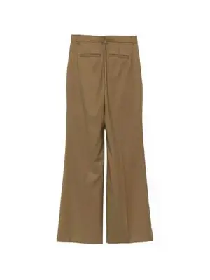 MANUEL RITZ Wide-leg Tailored Trousers - Brown