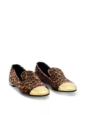 TEMPERLEY LONDON Vesper Leopard-print Loafers