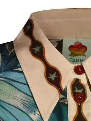 Farm Rio Lunar Boho Buttoned Collared Shirt