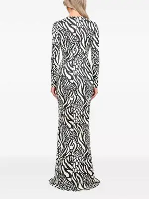 ROSERRY Mallorca Abstract-print Gown
