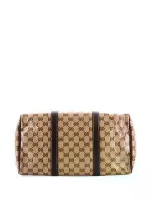 Gucci Joy Boston Bag Gg Coated Canvas Medium Satchel
