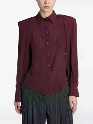 IRO PARIS Neon Padded-shoulder Shirt