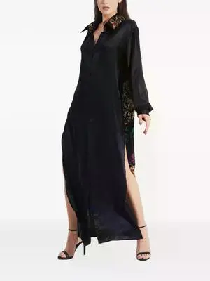 TESSITURA Baroque-print Silk Shirt