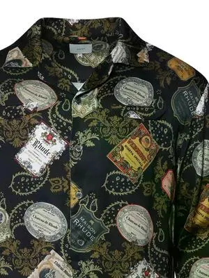 Rhude Bandana-print Shirt - Black