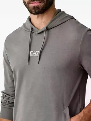 EA7 Logo-print Hoodie