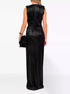 ROSERRY Verona Plissé-effect Gown