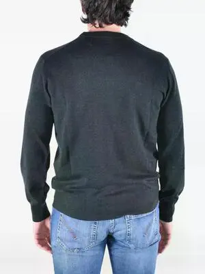 KANGRA Crew-neck Ribbed-trim Sweater