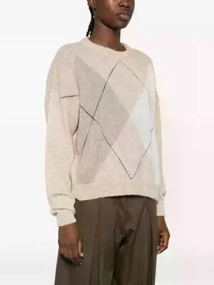 SCAGLIONE Argyle-pattern Sweater