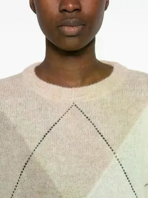 SCAGLIONE Argyle-pattern Sweater