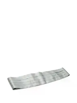 Brioni Pleated Silk Cummerbund - Grey