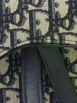 Dior 2018 Mini Saddle Oblique Handbag