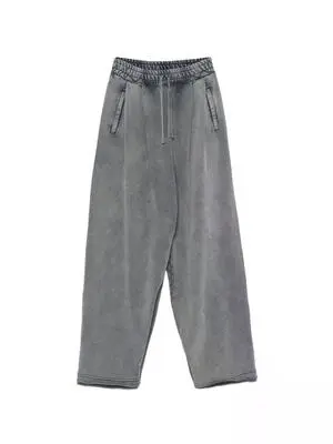HAIKURE Faded Drawstring Track Pants - Grey