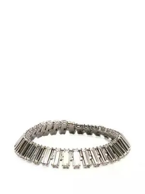 JIL SANDER Crystal Baguette-cut Bracelet