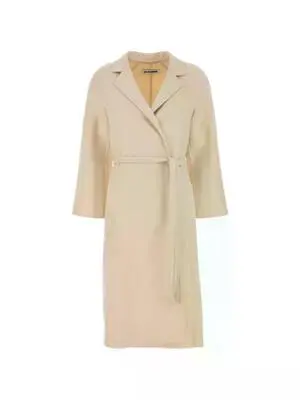 JIL SANDER Belted Wool Coat