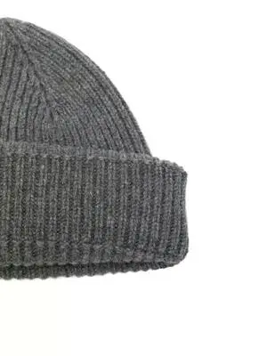 AMARANTO Ribbed Beanie Hat