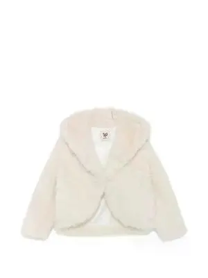 ANIYE BY Faux-fur Hooded Jacket - Neutrals