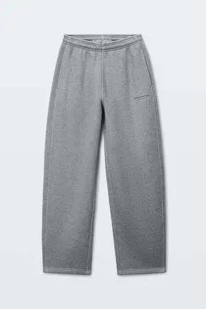 Alexander Wang Crystal Hotfix Mid-rise Relaxed Sweatpant - Sidewalk