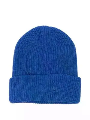 StÜssy Logo-embroidered Ribbed-knit Beanie Hat