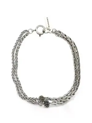 MARANT Multi-chain Beaded Bracelet - Silver