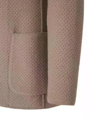 LARDINI Textured Single-breasted Blazer