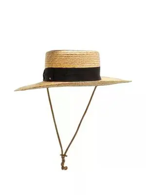 Gucci Grosgrain-detail Hat - Neutrals