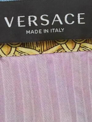 Versace Baroque Print Plissé Skirt