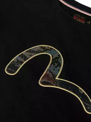 EVISU Brocade Seagull-print T-shirt
