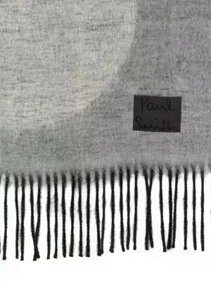 Paul Smith Polka-dot Fringed Scarf