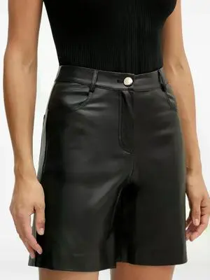 Sisley Faux-leather Shorts