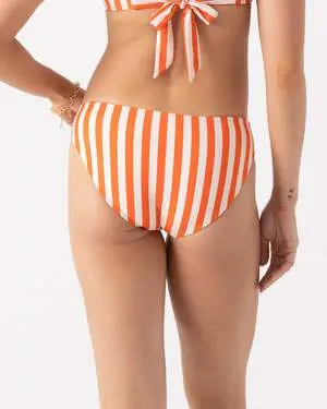 Roxy Ya Stripe Me Crazy Reversible Hipster Full Bikini Bottom