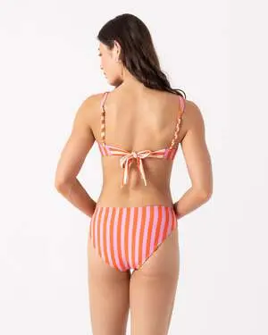 Roxy Ya Stripe Me Crazy Reversible Hipster Full Bikini Bottom